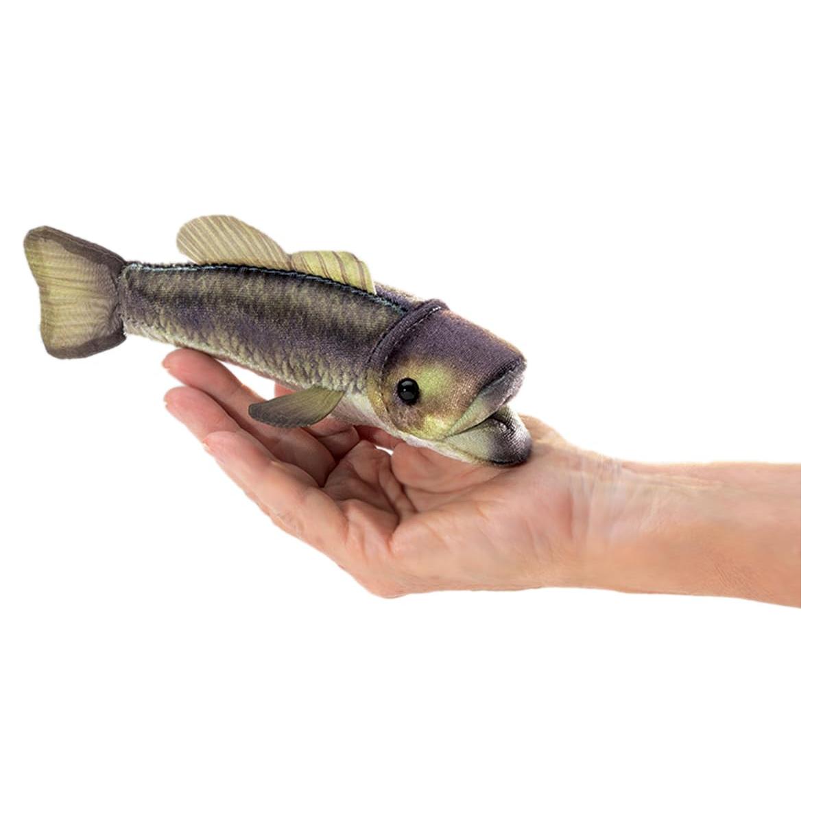 Folkmanis Finger Puppet Largemouth Bass – The Rocking Horse Toys