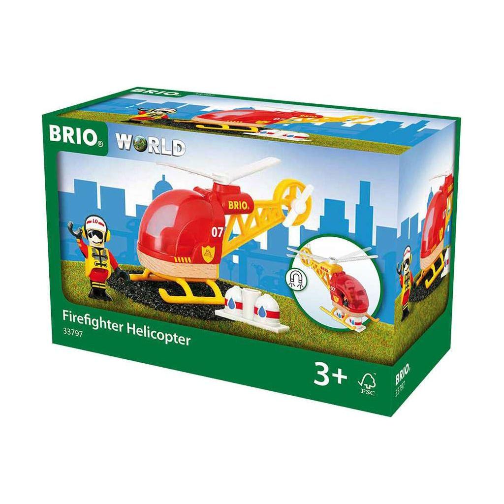 BRIO Firefighter Helicopter – The Rocking Horse Toys