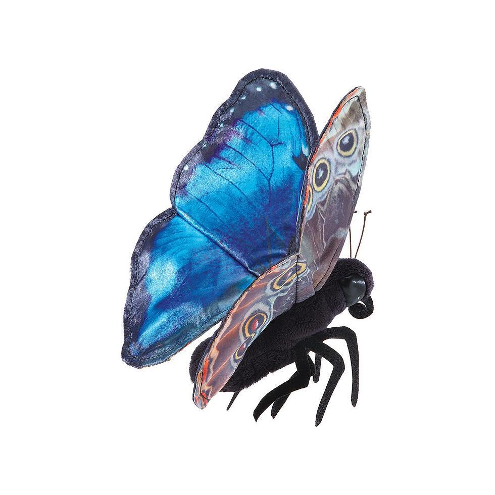 Folkmanis Blue Morpho Butterfly Puppet – The Rocking Horse Toys
