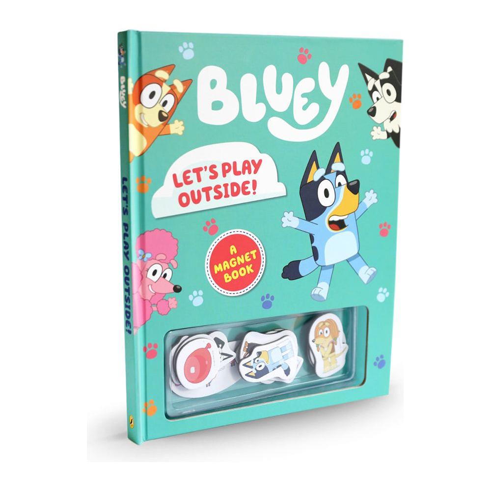 Bluey Let's Play Outside A Magnet Book – The Rocking Horse Toys