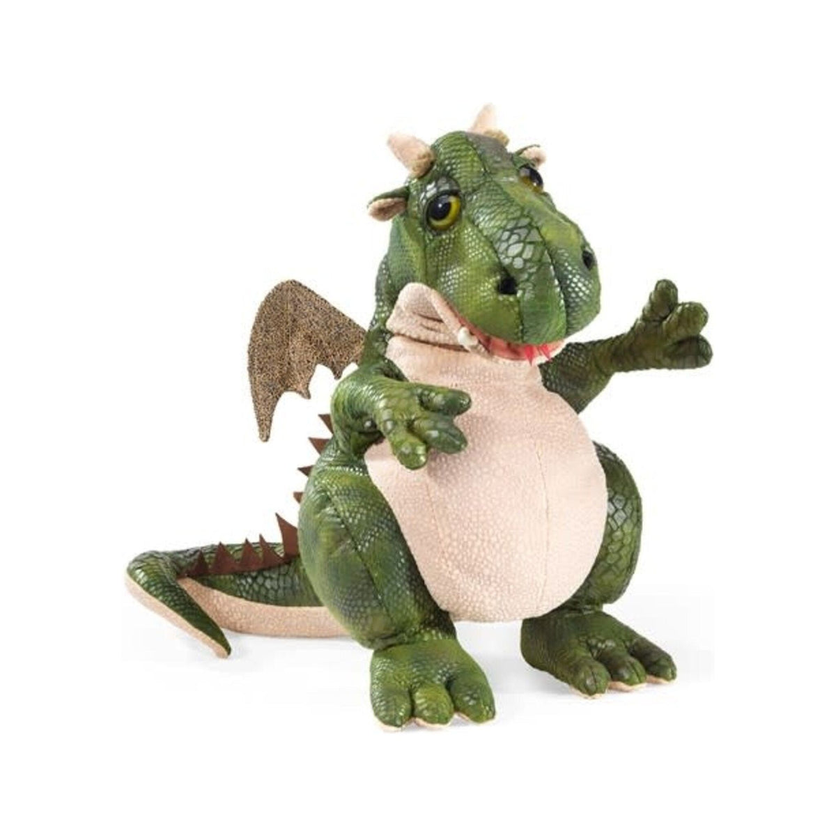 Folkmanis Friendly Dragon Puppet – The Rocking Horse Toys