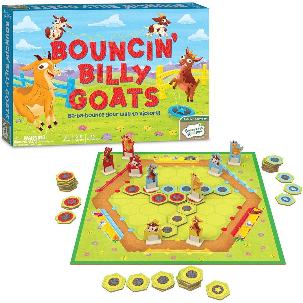 Peaceable Kingdom Bouncing Billy Goats – The Rocking Horse Toys