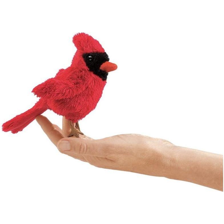 Folkmanis Finger Puppet Cardinal – The Rocking Horse Toys
