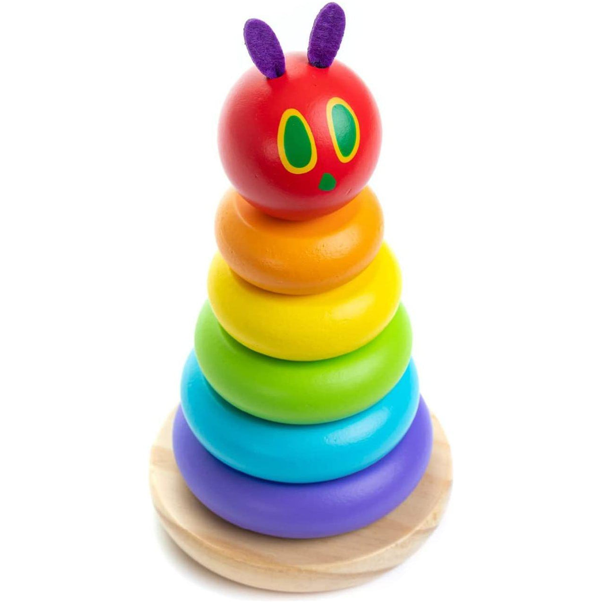 Eric Carle Very Hungry Caterpillar Rainbow Wood Stacker – The Rocking ...