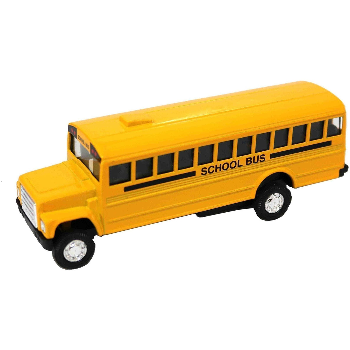 Die Cast Pull Back School Bus – The Rocking Horse Toys